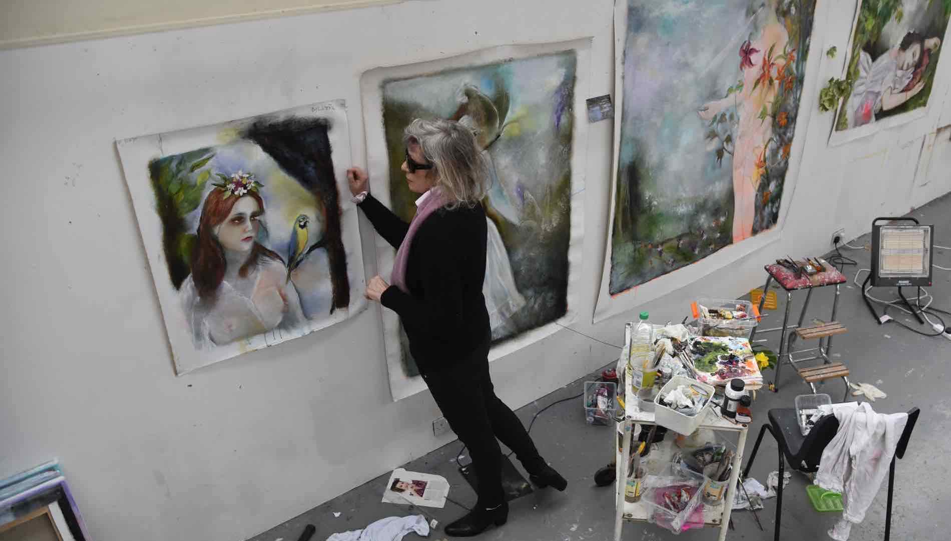 Eyes Wide Shut – face to face with her new paintings - King Goya